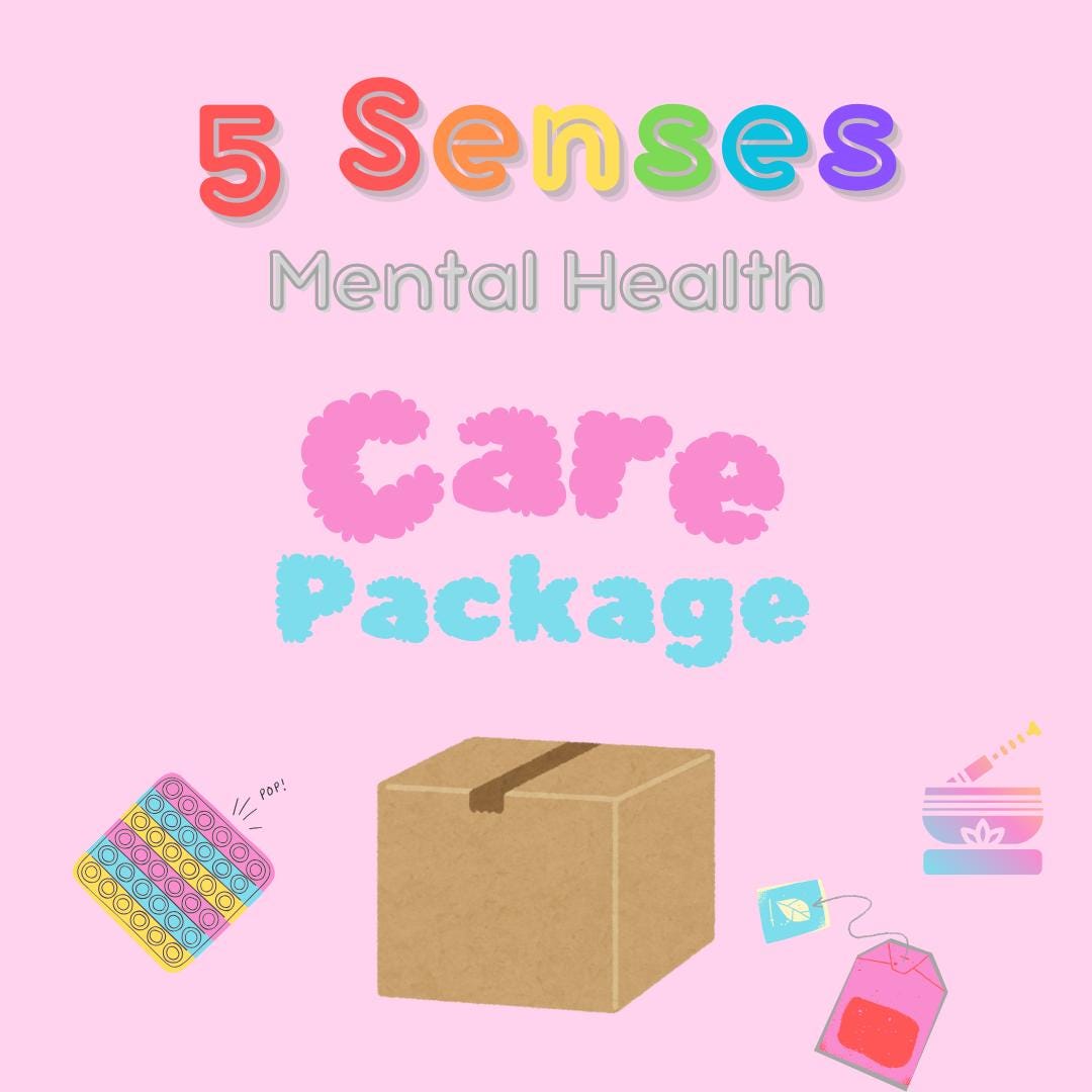 Sensory 5 Senses Care Package Mental Health Care Packages - Etsy