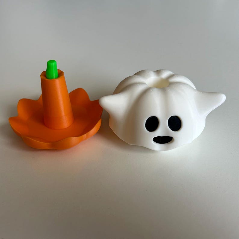 Spooky Ghost Pumpkin Fidget Toy 3D Printed Halloween Fall - Etsy