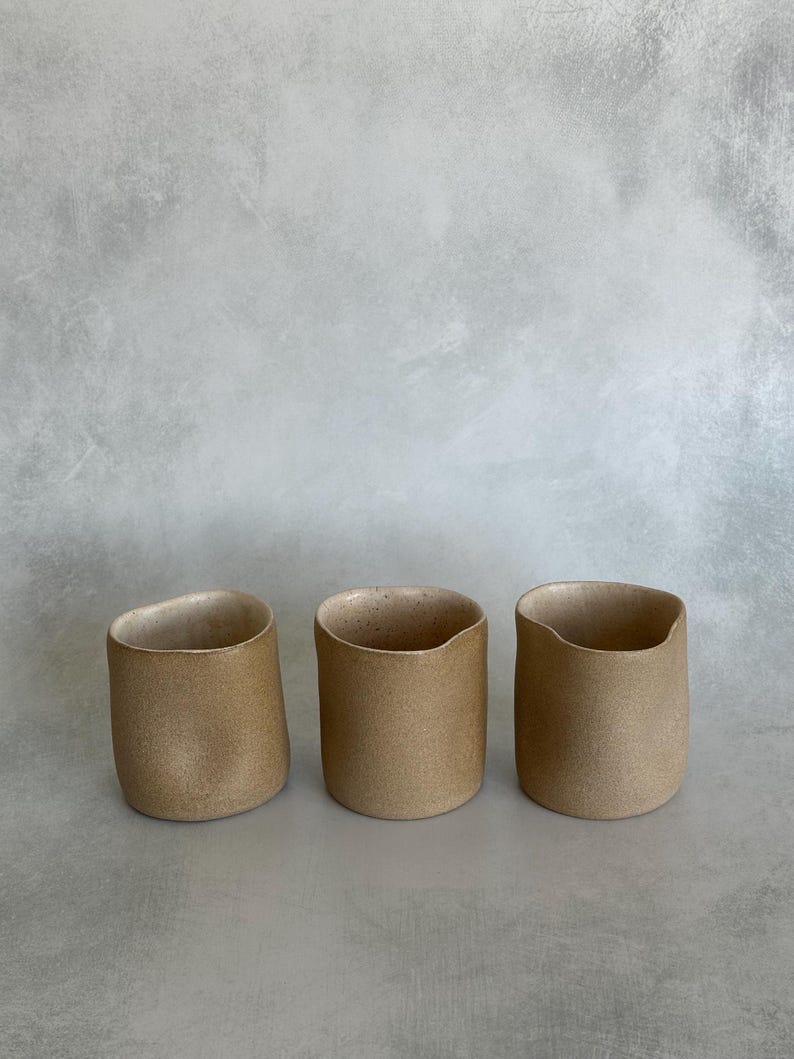 Crush Stone Cup, Handmade Ceramic Cup With Stone Finish, Unique 12 Oz ...