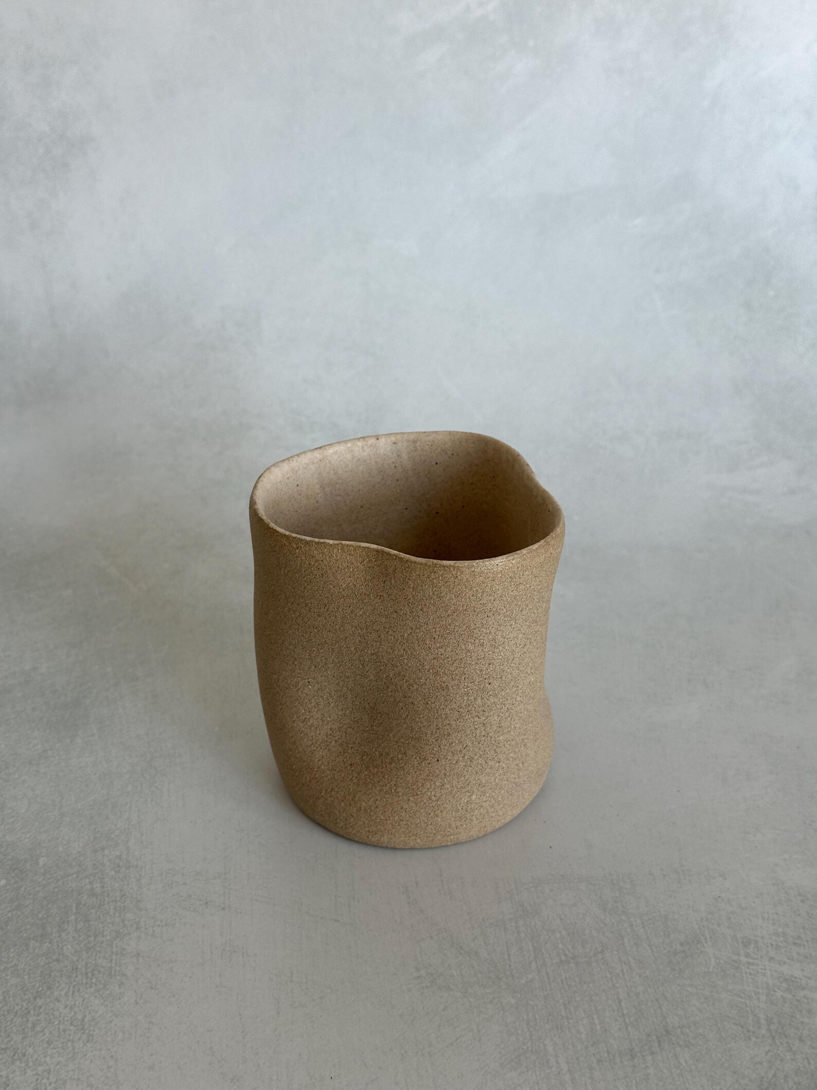 Crush Stone Cup, Handmade Ceramic Cup With Stone Finish, Unique 12 Oz ...