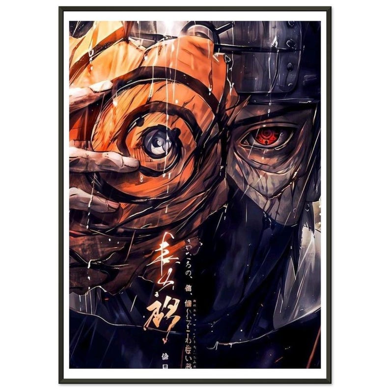 Obito Metal Framed Poster - Etsy