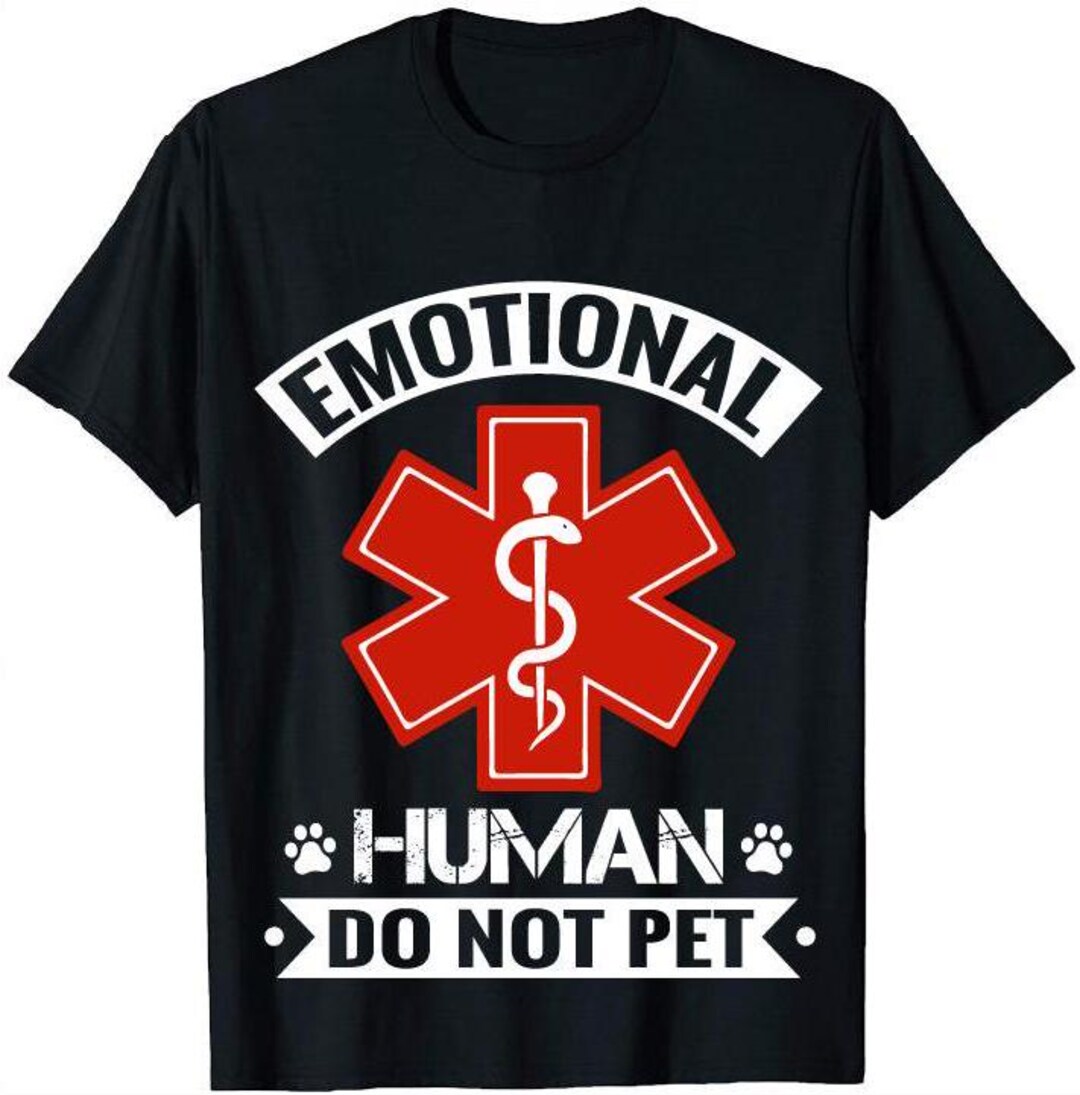 Emotional Support Human Do Not Pet Shirt, Sarcastic Shirt, Funny Dog Lover Shirt, ESH, Emotional ...