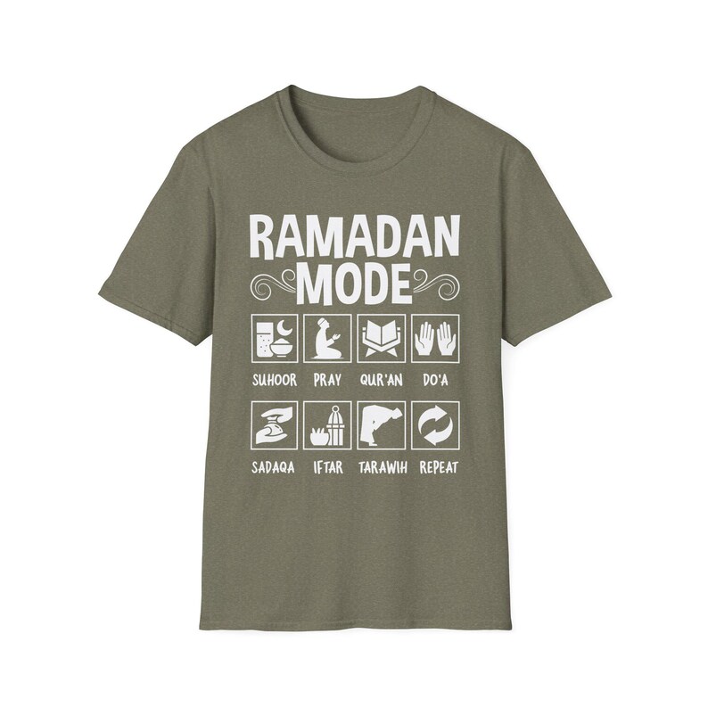 Ramadan Mode Tshirt, Family Ramadan Shirt, Ramadan Mubarak Shirt ...