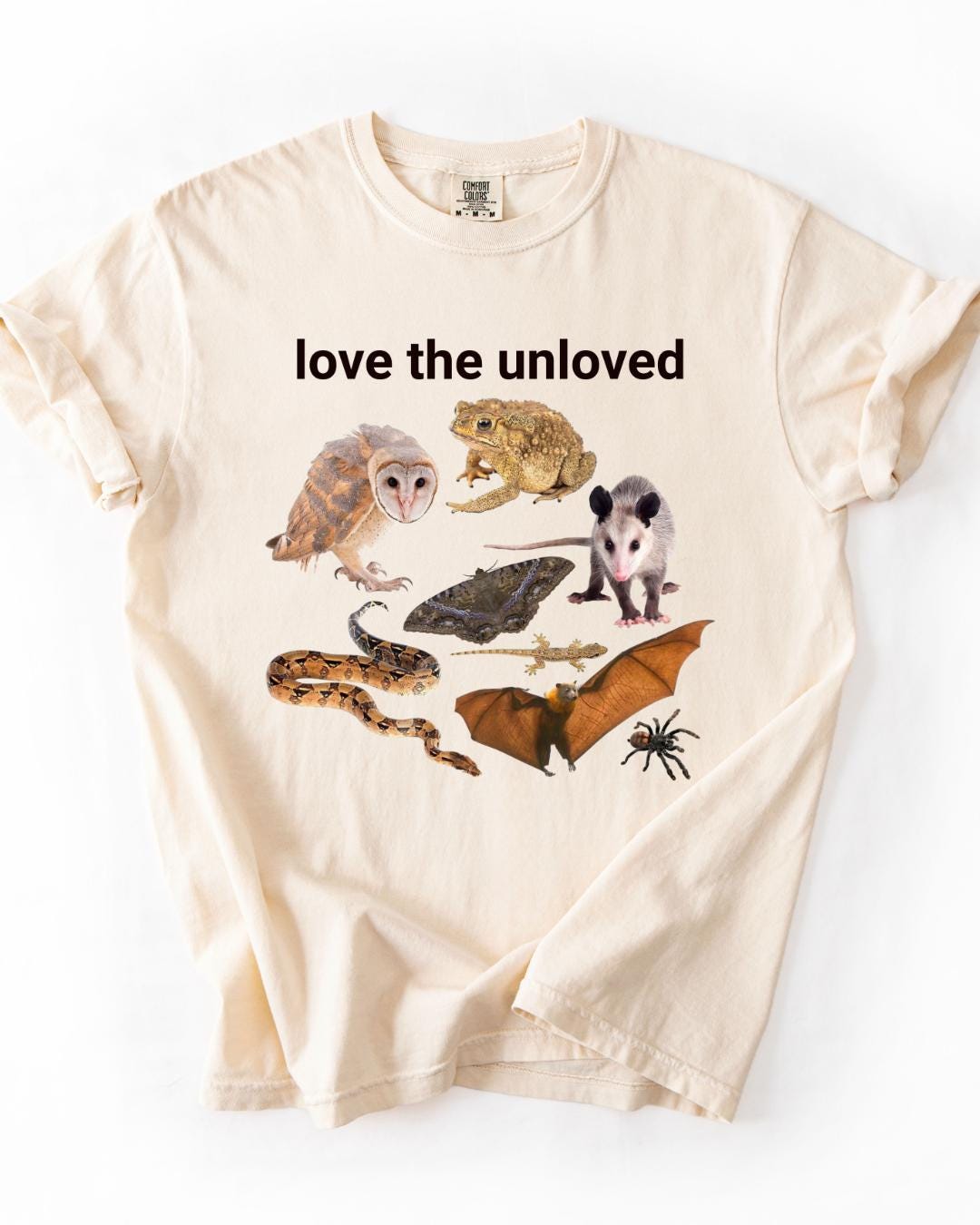 Love the Unloved Shirt, Misunderstood Animal Shirt, Wildlife Awareness ...