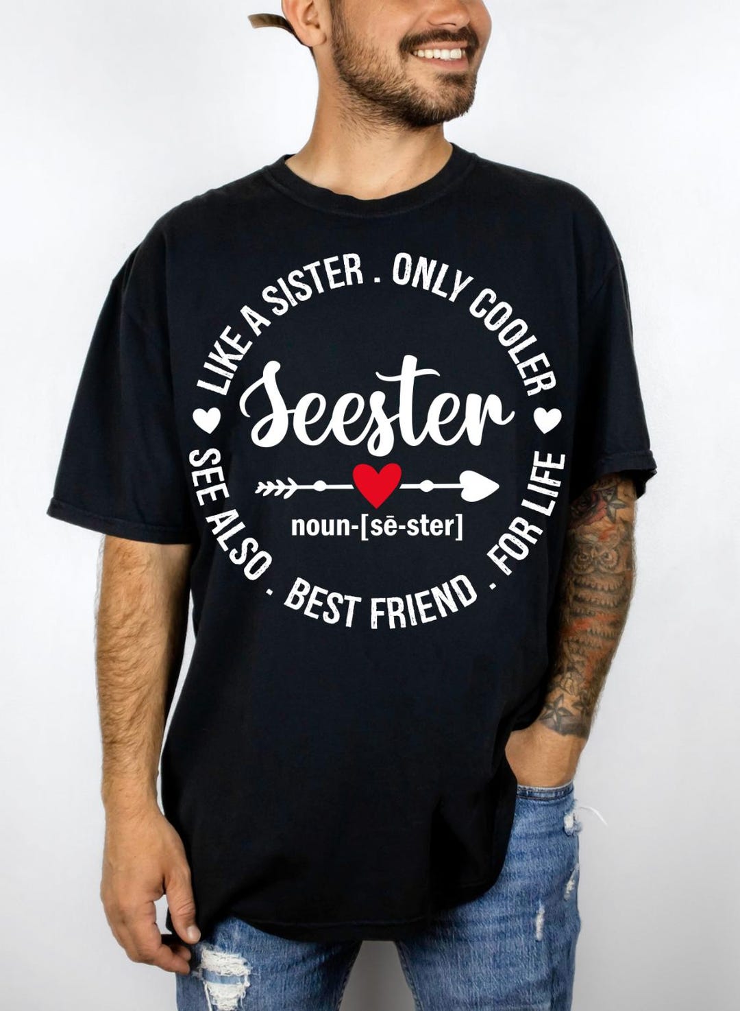 Seester Noun Shirt, Seester Definition Tee, Best Sister Gift, Cool ...