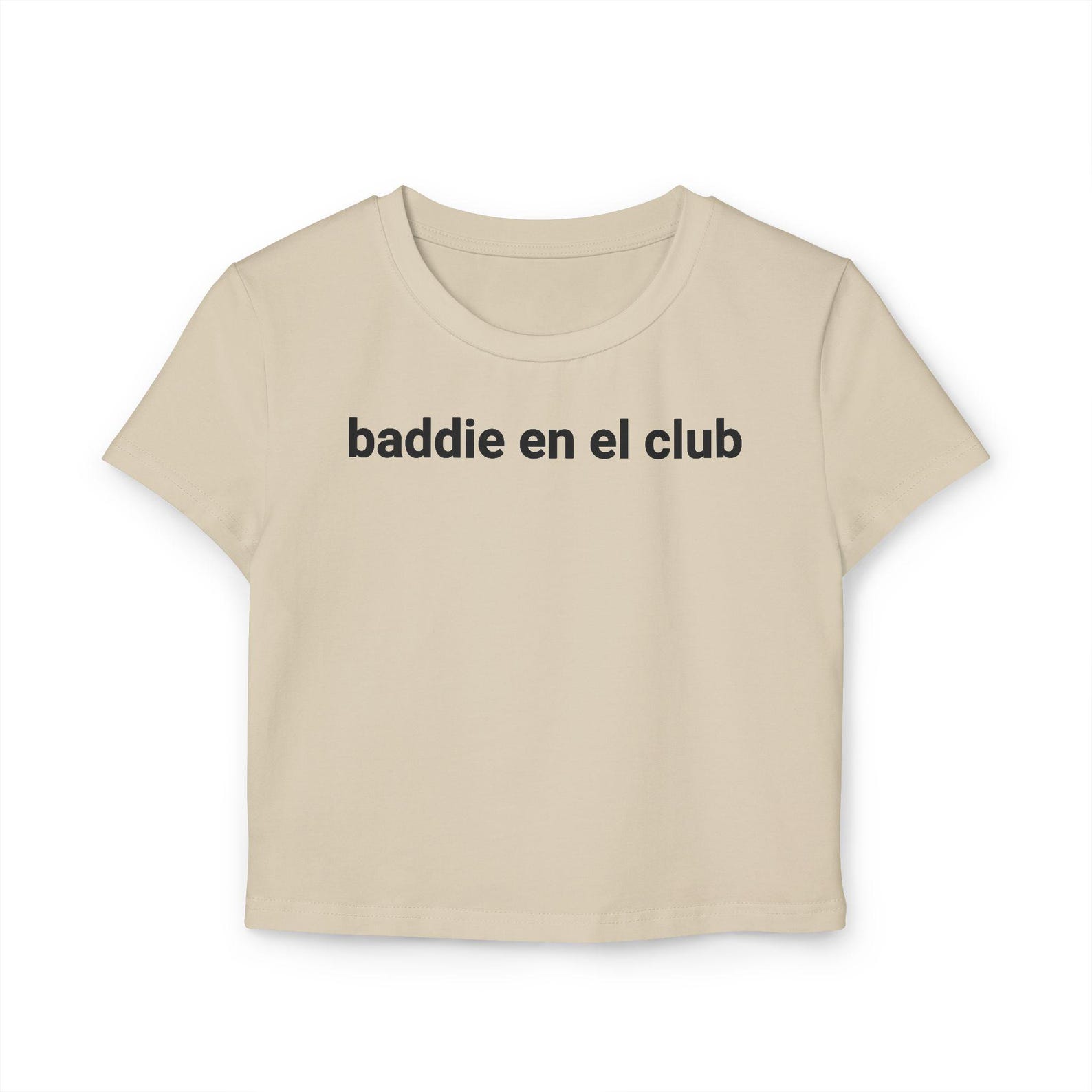 Trendy Women's Baby Tee, Baddie En El Club Shirt, Funny Summer Party ...