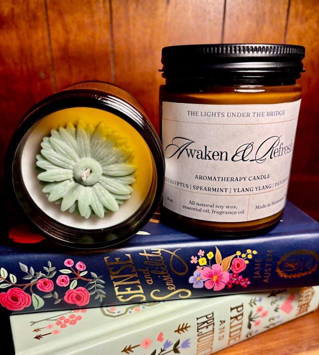 Awaken and Refresh Aromatherapy Candle | Soy Wax Candle | Sinus Relief ...