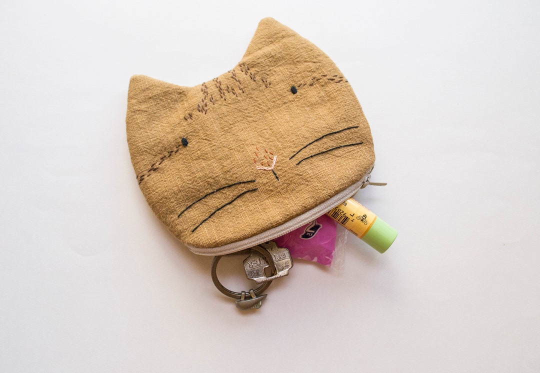 Tabby Cat Small Zip Pouch Case - Etsy