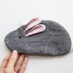 Rabbit Bunny Loaf Small Zip Pouch - Etsy