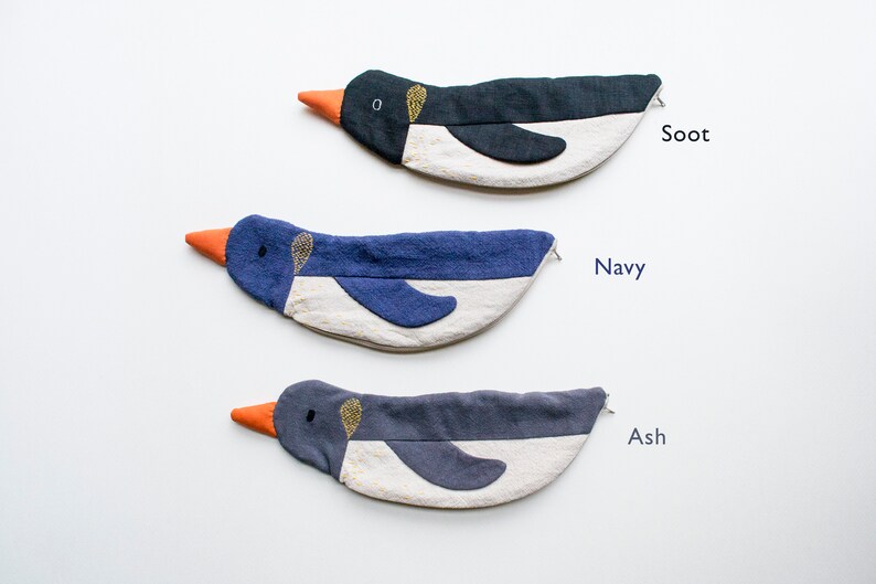 Penguin Travel Cutlery Pouch Case | Etsy