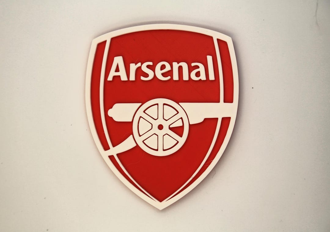 Arsenal Badge Wall Art Football Door Sign Bedroom Door Plaque Football ...