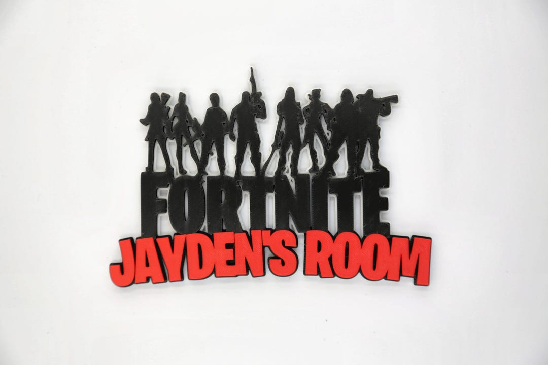 Personalised Fortnight Door Sign - Fortnight Name Plaque - Fortnight ...