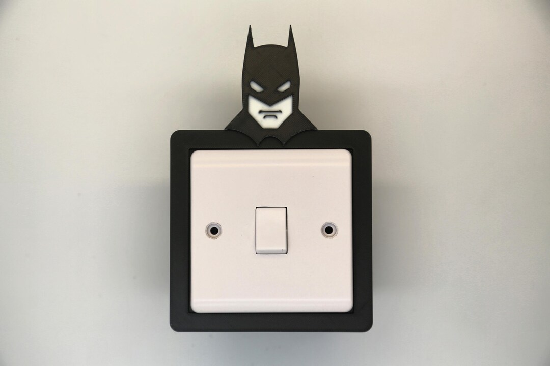 Batman Light Switch or Socket Surround – Superhero Wall Decor for Kids ...