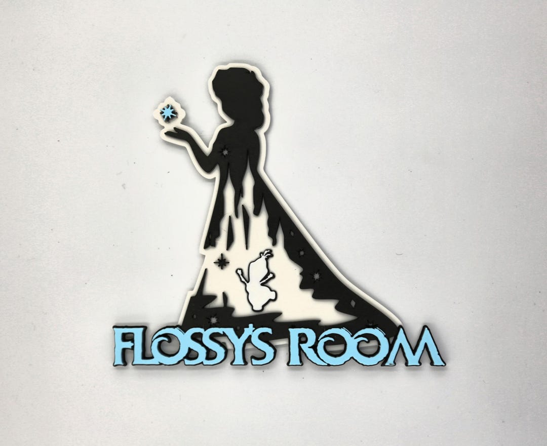 Personalised Frozen Themed Door Sign - Frozen - Custom Name Sign - Elsa ...