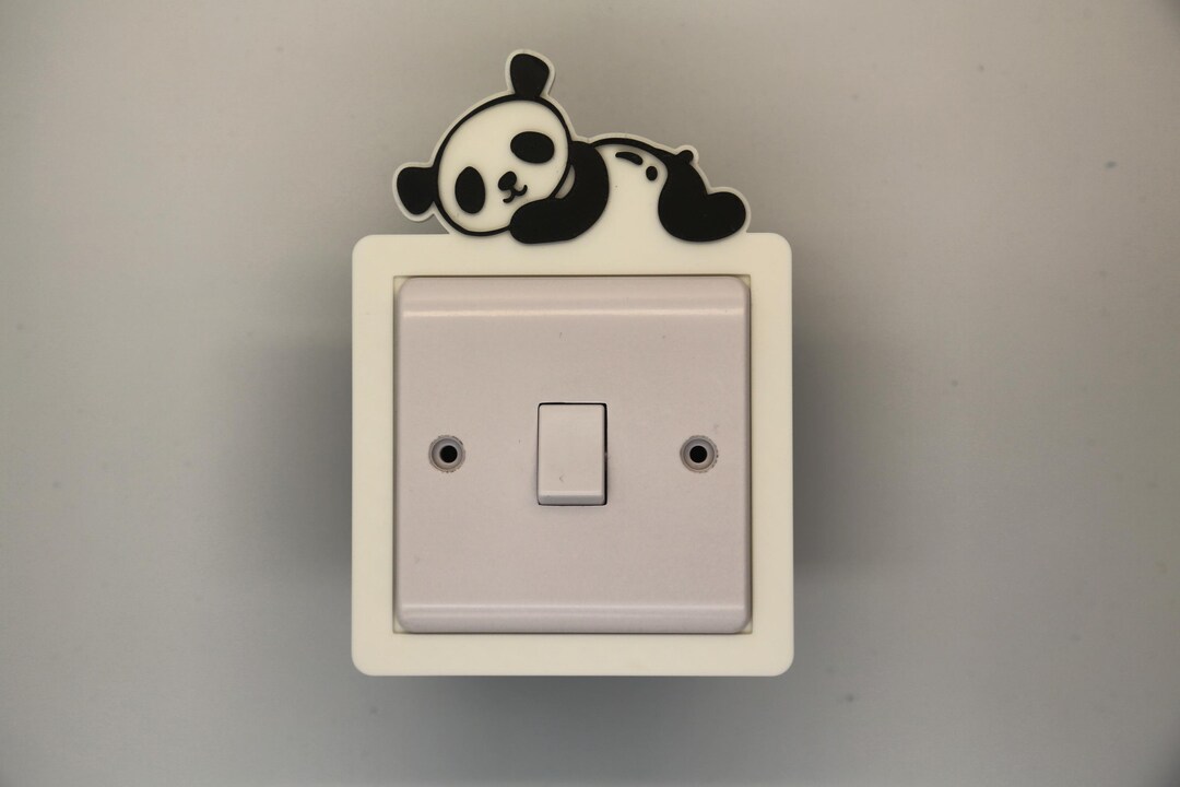 Panda Light Switch Surround – Kids Room Decor, Nursery Gift - Etsy