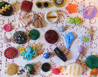 Whimsical buttons | Etsy