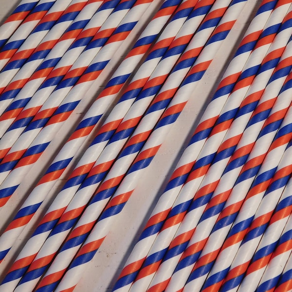 Patriotic Straws - Etsy