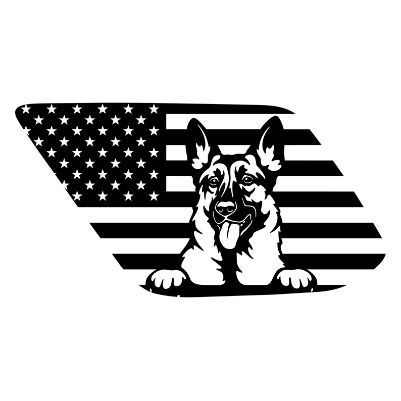 German Shepherd Side Window Decals 5th Gen 4 Runner - Etsy