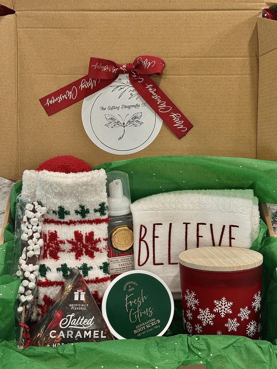 Christmas Gift Box - Etsy