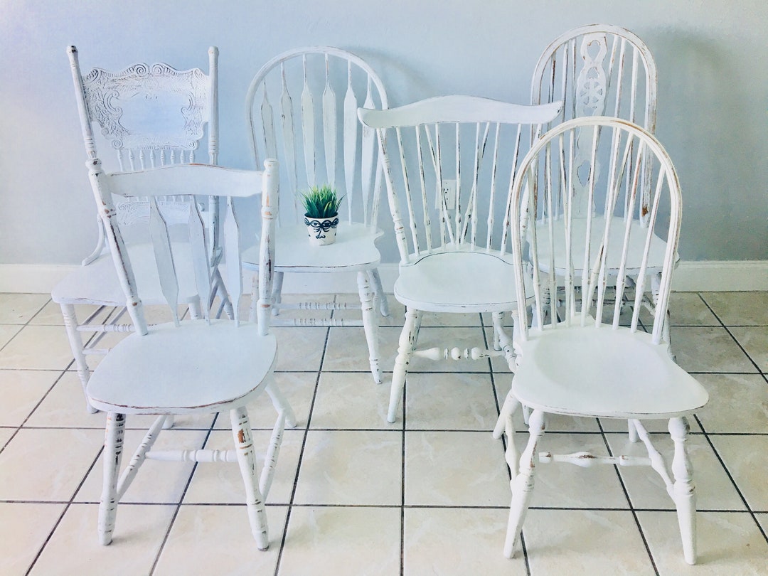 Painted Chairs,dining Chairs,kitchen Chairs,farmhouse Chairs,wood ...