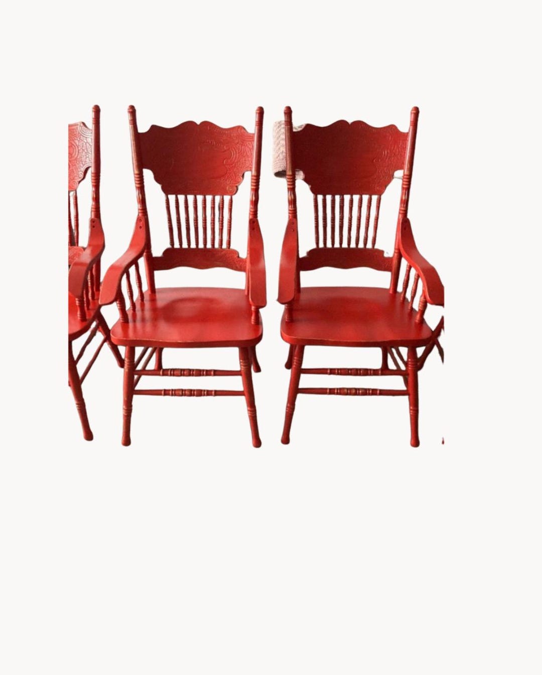 Farmhouse Chairs Dining Chairs Hand Painted Chairs Custom Color Antique ...