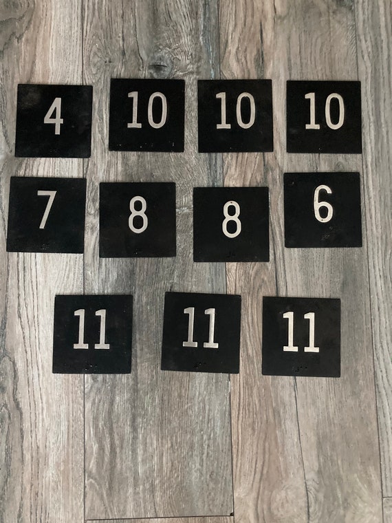 Vintage Retro House Numbers Home Displays | Etsy