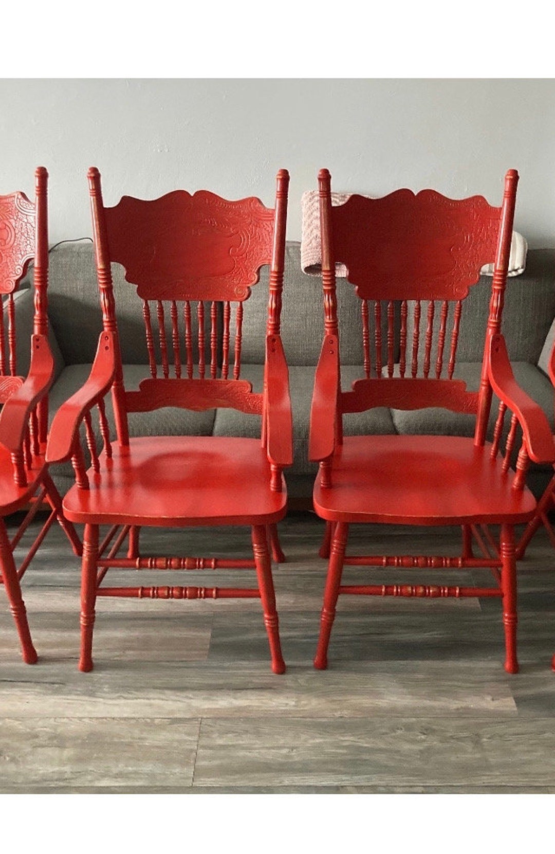 Farmhouse Chairs Dining Chairs Hand Painted Chairs Custom Color Antique ...