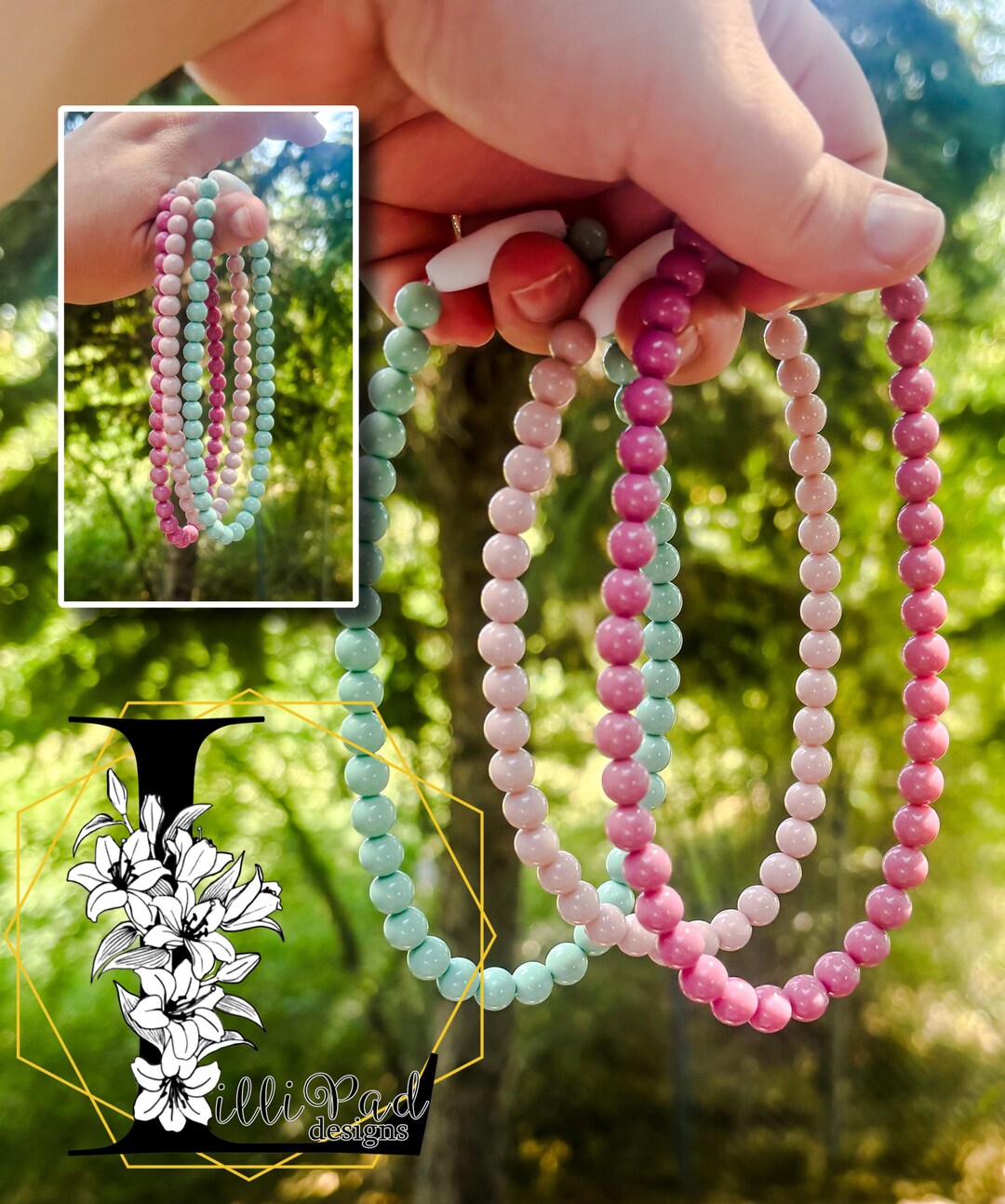Dusty Pink, Mulberry, and Caledon Green Choker Set - Etsy