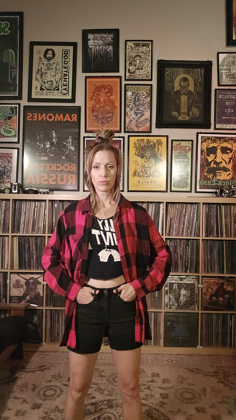 Flannel NIRVANA Back Patch XL 1X Oversized - Etsy