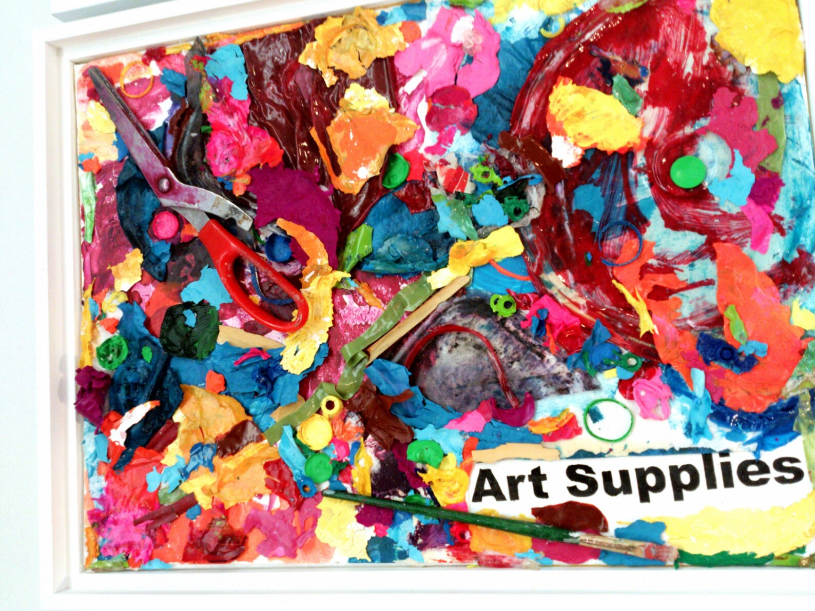 Art Supplies - Upcycled / Recycled Mixed Media Assemblage - Etsy