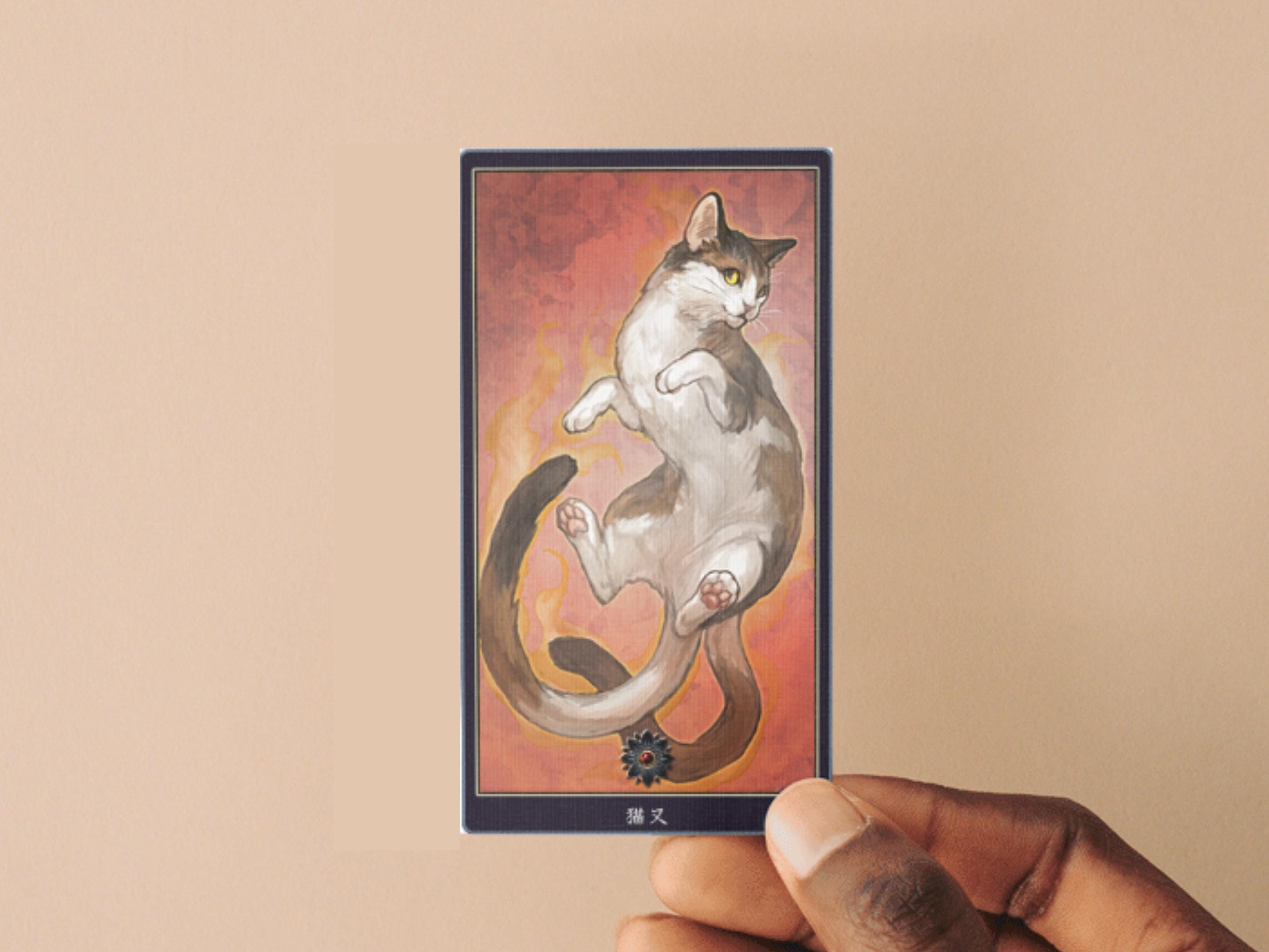 Yokai & Japanese Spirits Tarot Deck | 60 Printable Oracle-style Cards ...