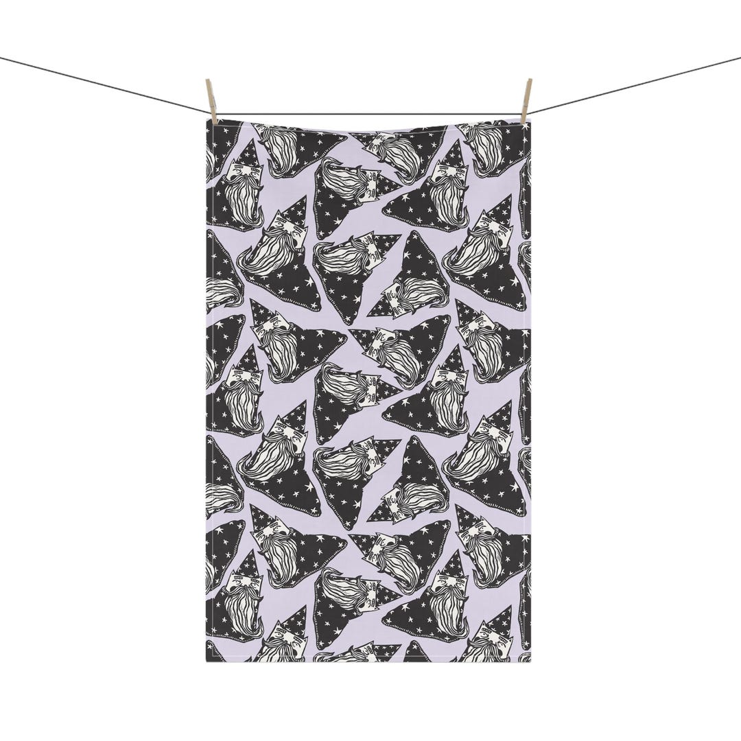 Wizard Cat Tea Towels - Cute and Funny Kitchen Towels, Gift for Cat ...