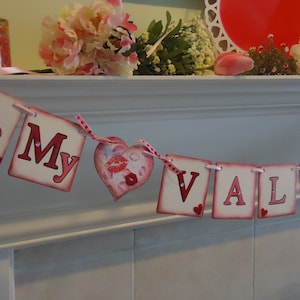Valentine Banner-be My Valentine Sign-valentine Decoration - Etsy