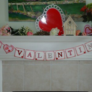 Valentine Banner-be My Valentine Sign-valentine Decoration - Etsy