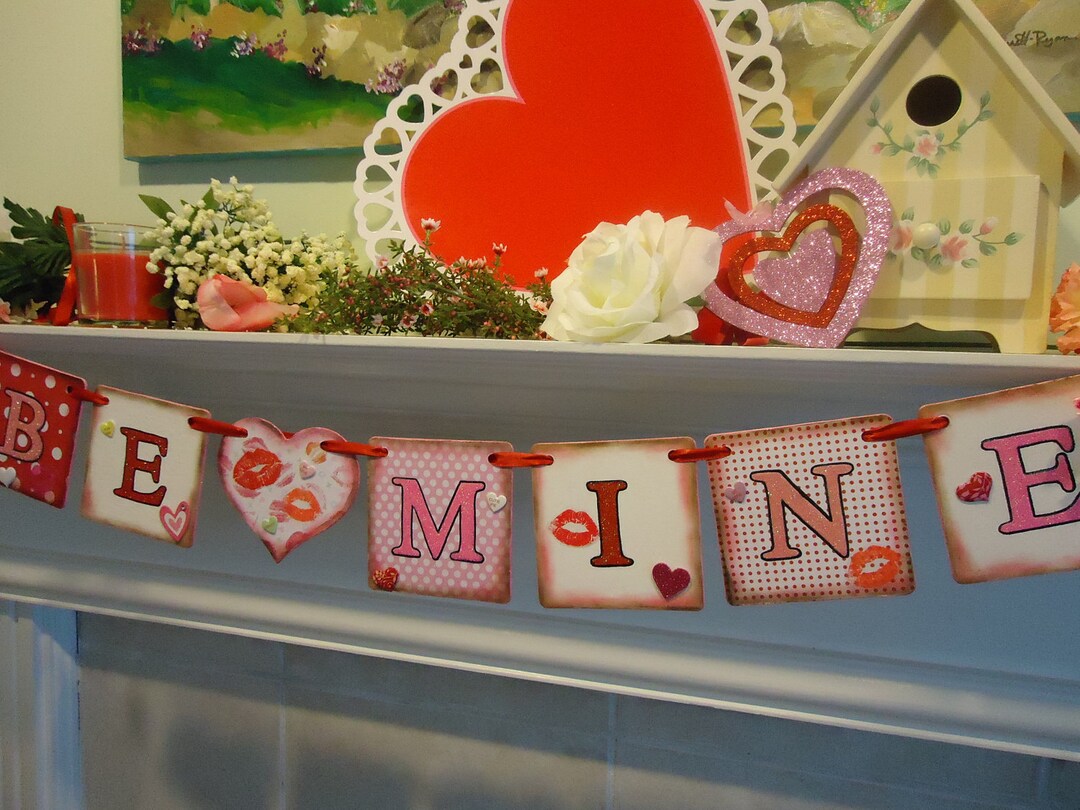 Valentines Banner valentine Cards-valentines Day Party Valentines ...