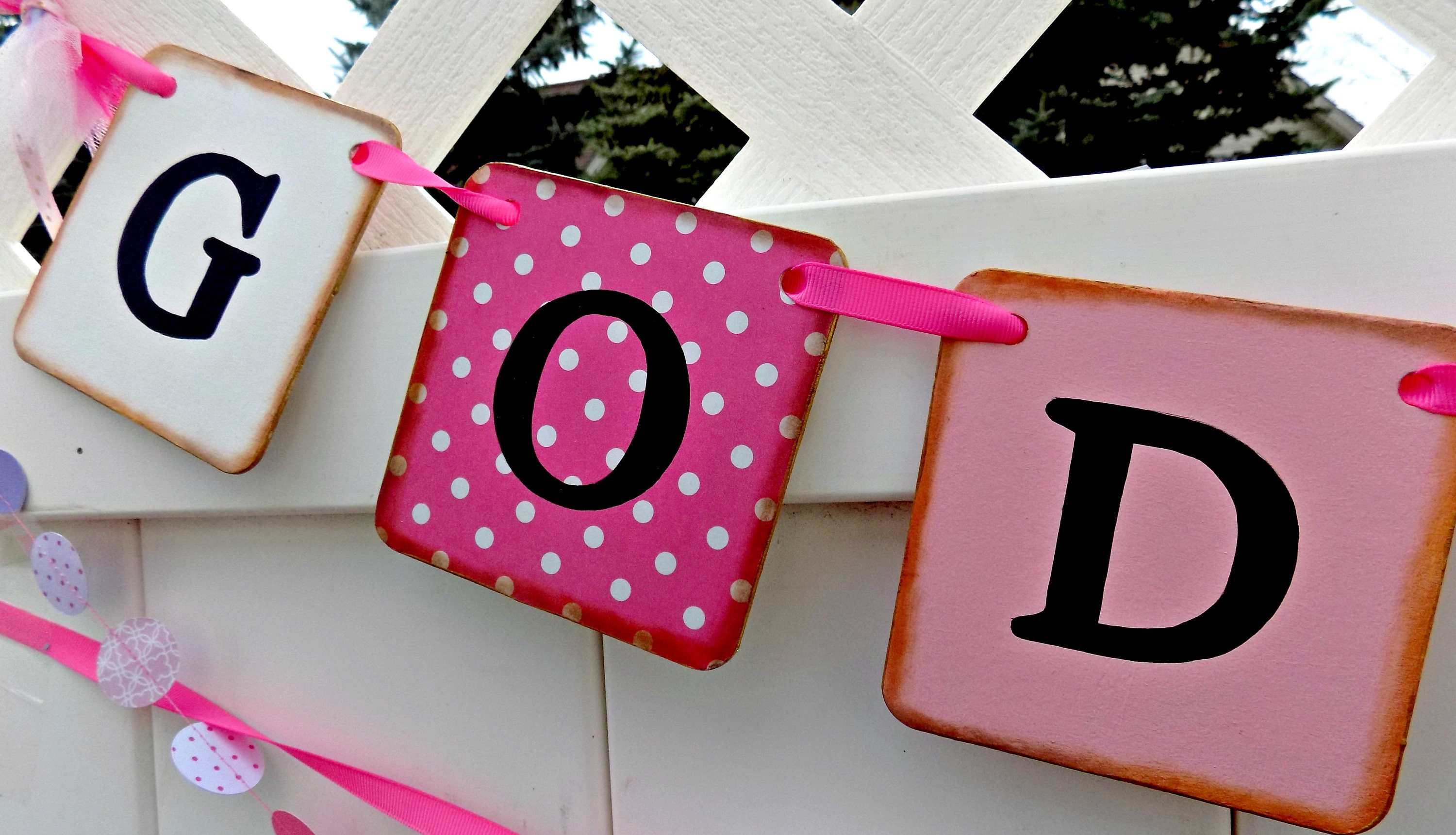 First Communion Sign-god Bless Banner-girls Christening - Etsy