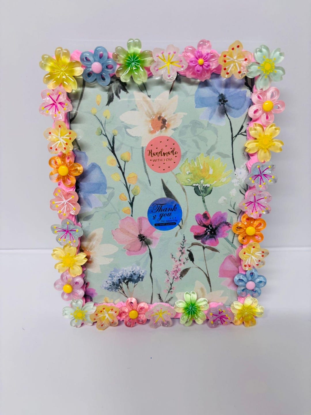 Beautiful Decoden Flower Frame - Etsy UK