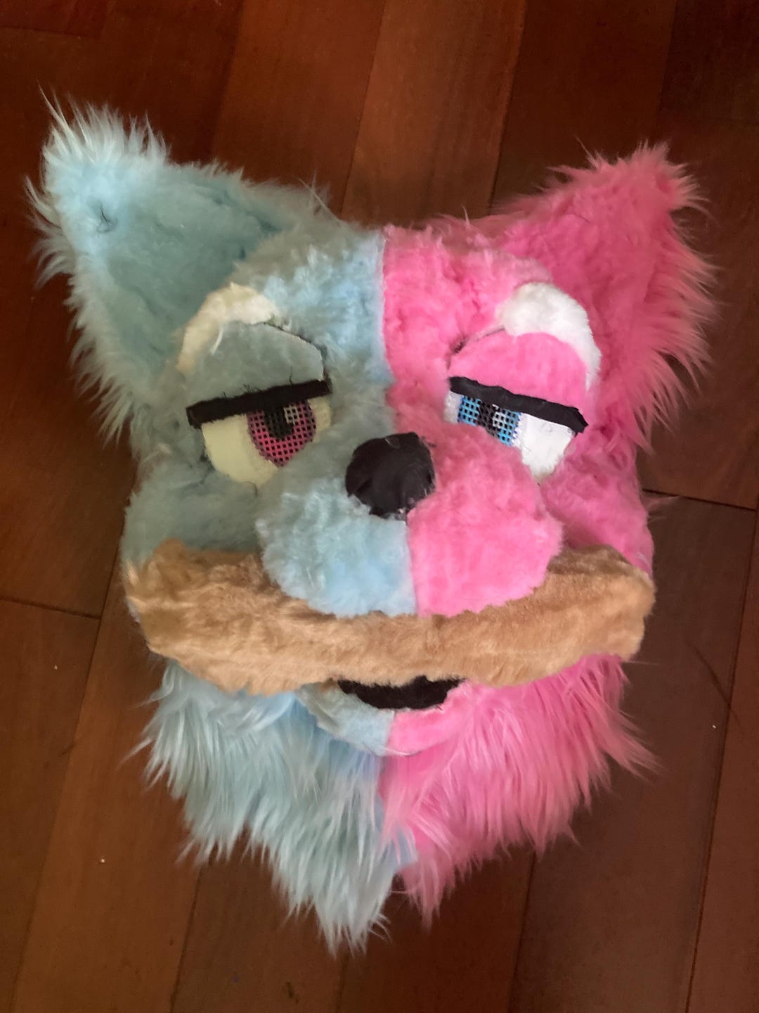 Fursuit, Mini Partial, Pink and Blue - Etsy