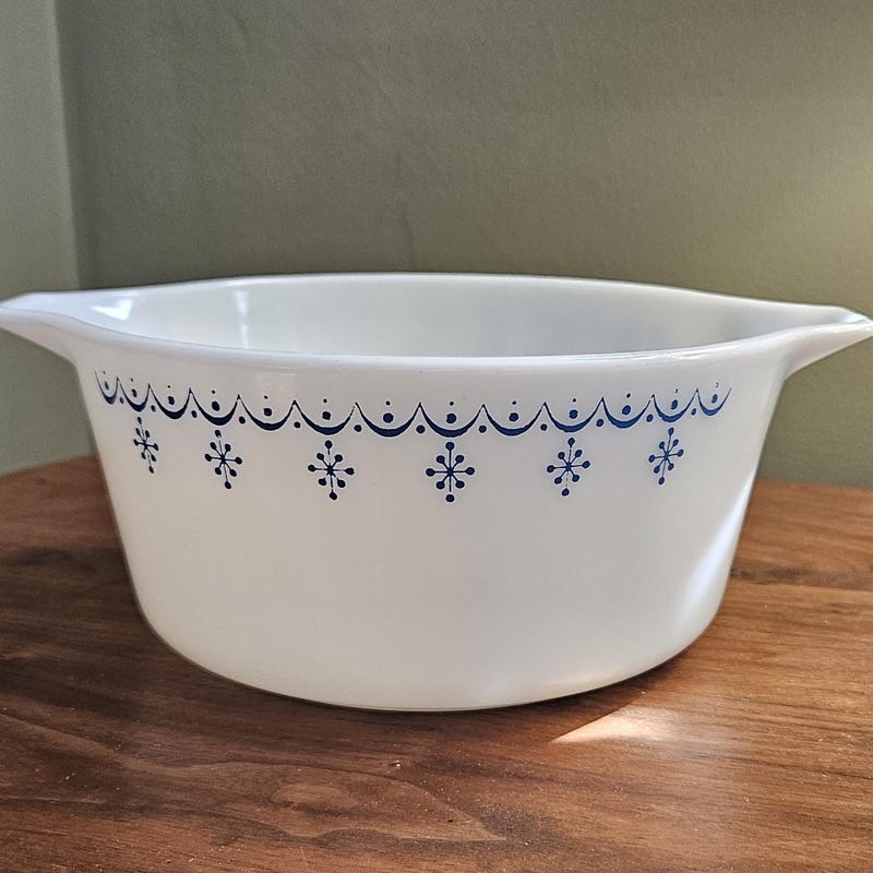 Pyrex Snowflake - Etsy