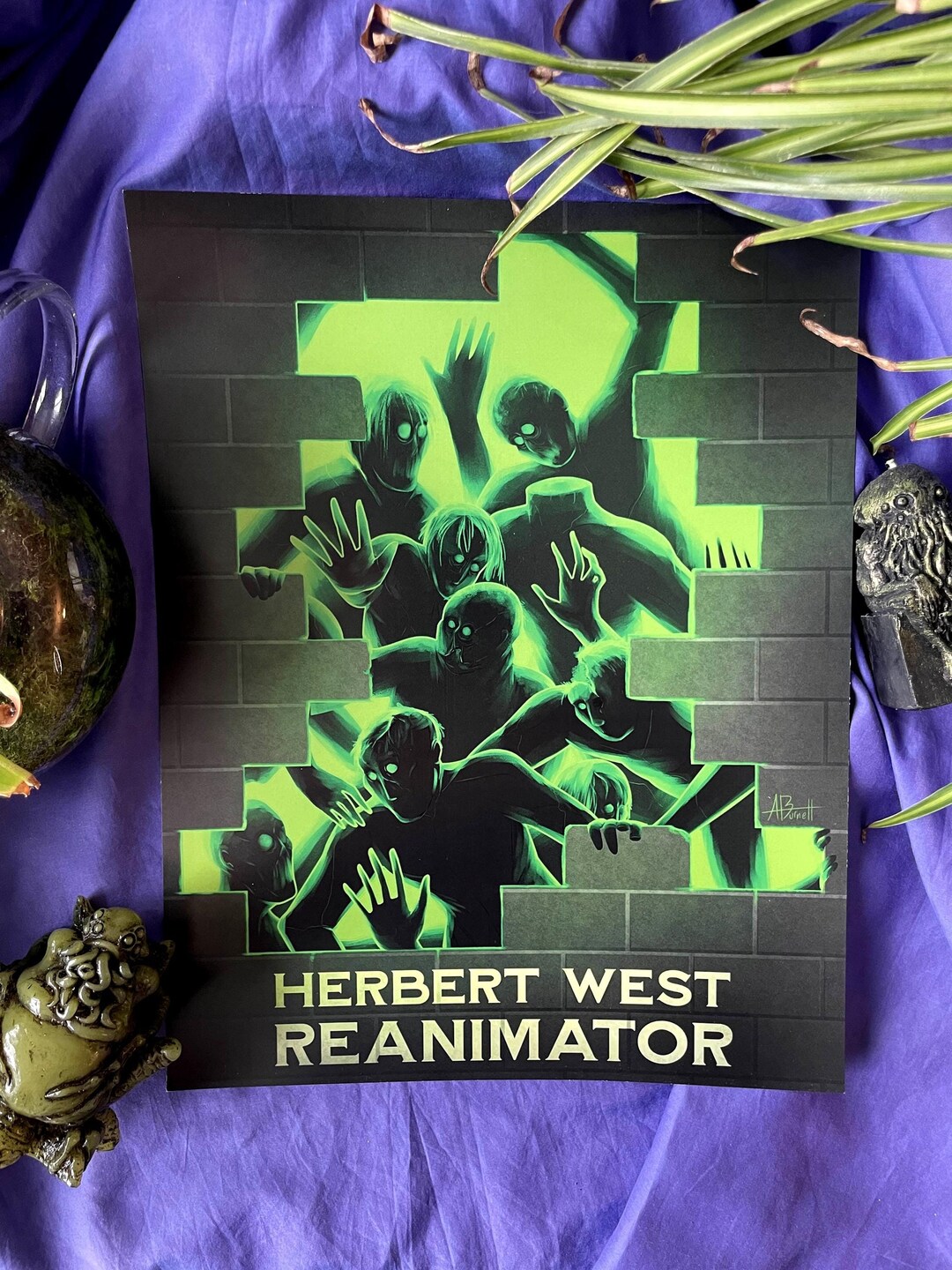 Herbert West Reanimator Art Print Etsy