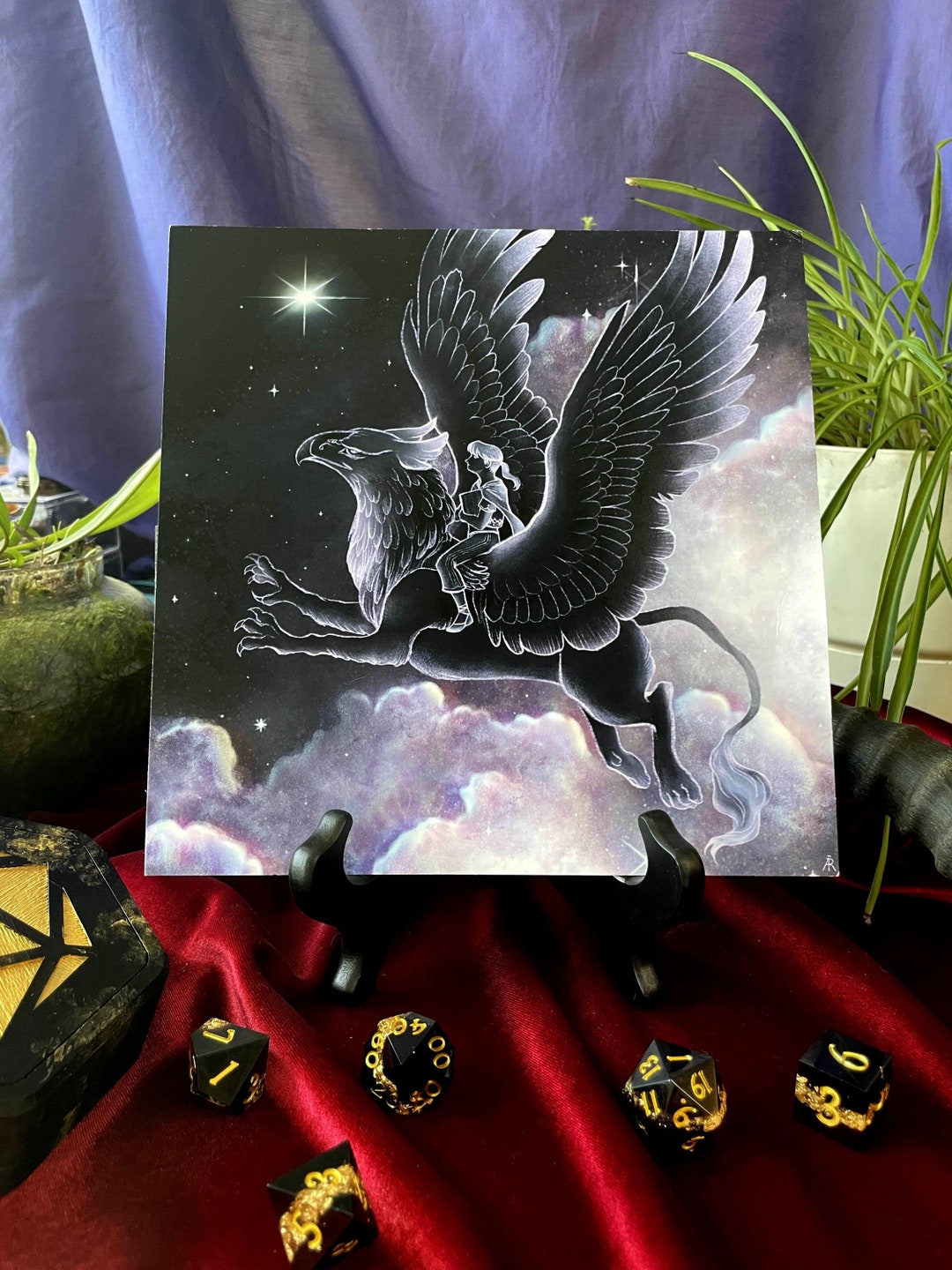 Galaxy Griffon - EXU: Calamity Critical Role Art Print - Etsy