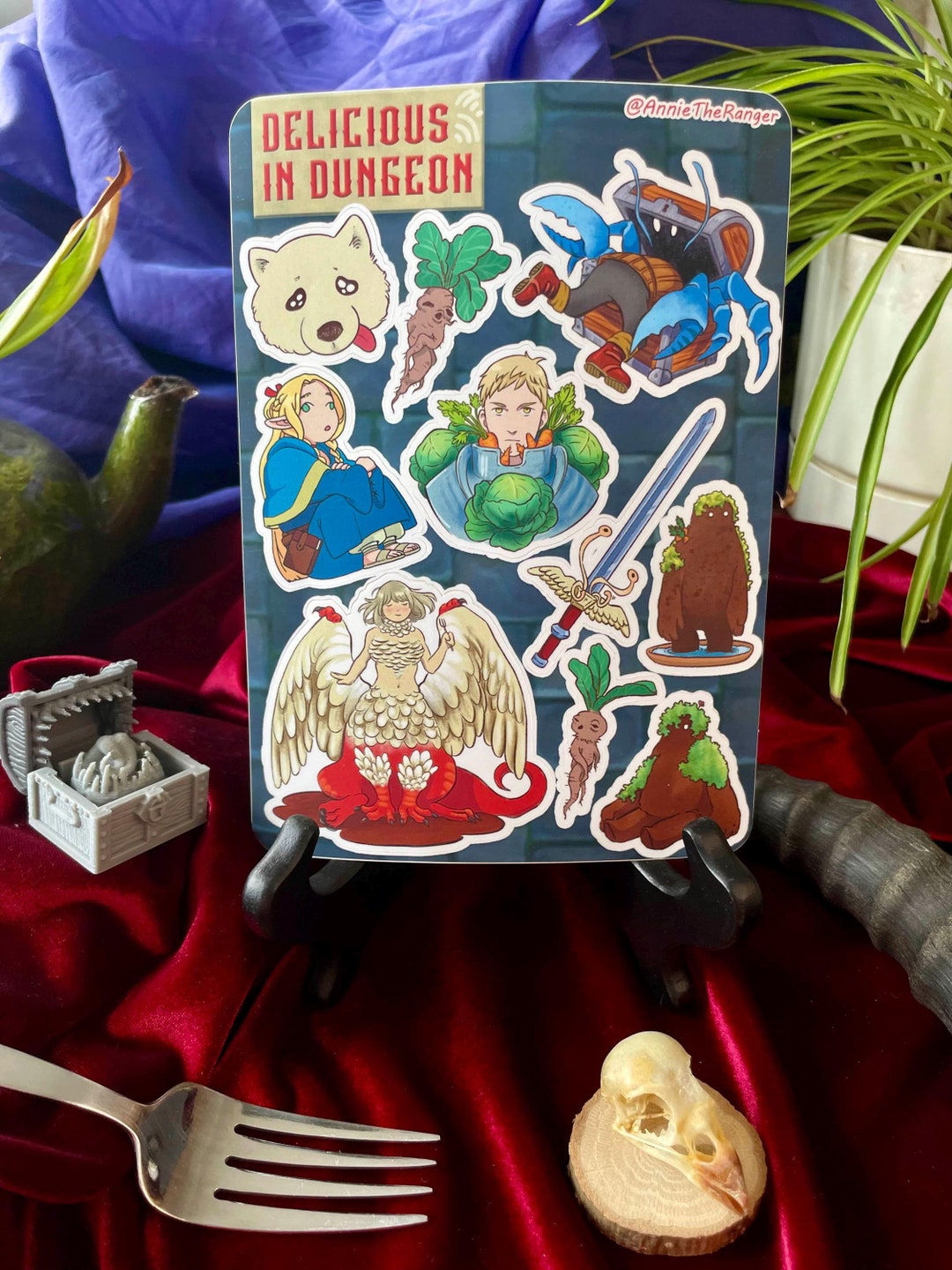 Dungeon Meshi - Sticker Sheet - Etsy