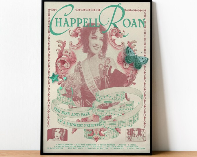 Chappell Roan FREE TRACKED Shipping Wall Decor Rainbow/pride/cowgirl ...