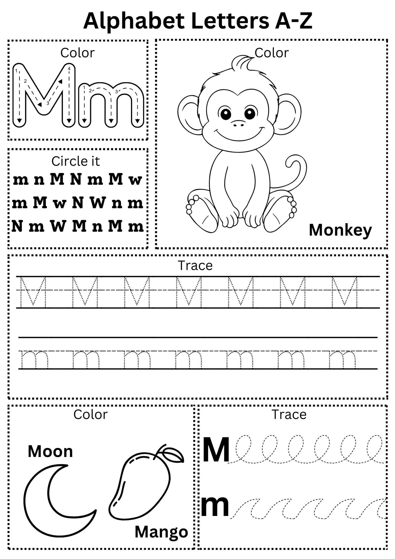 CANVA ABC Template,alphabet Template,school Template,kindergarten ...