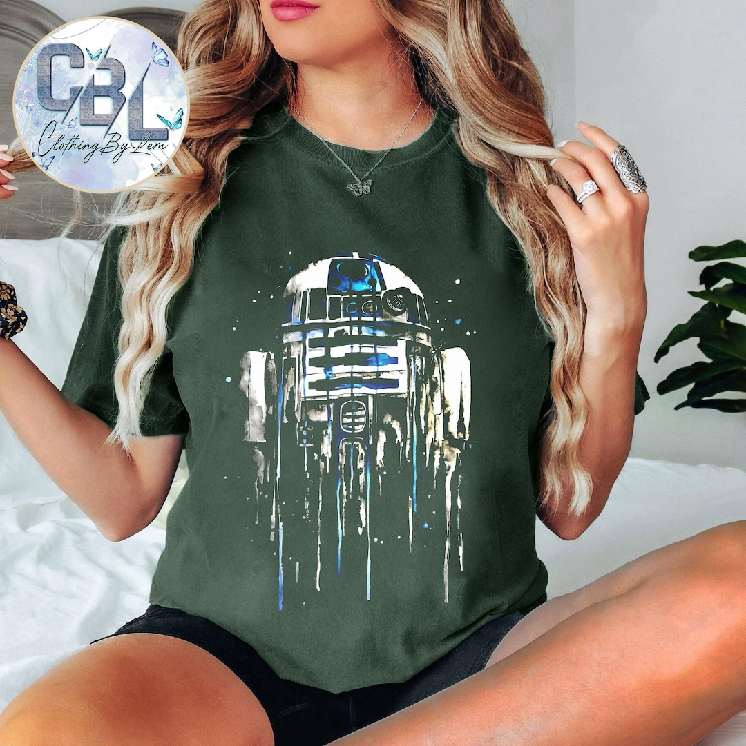Watercolor R2-D2 Portrait Shirt, Vintage Star Wars Droids Tshirt, May ...