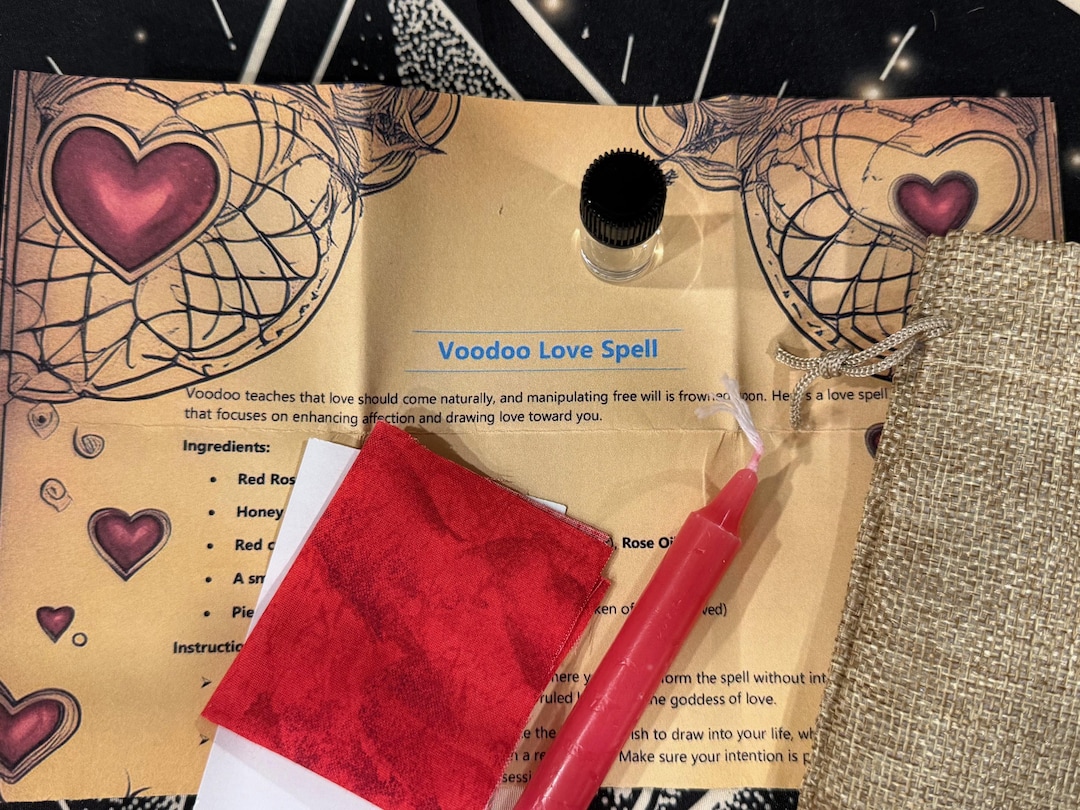 Love Voodoo Pocket Spell Kit - Etsy