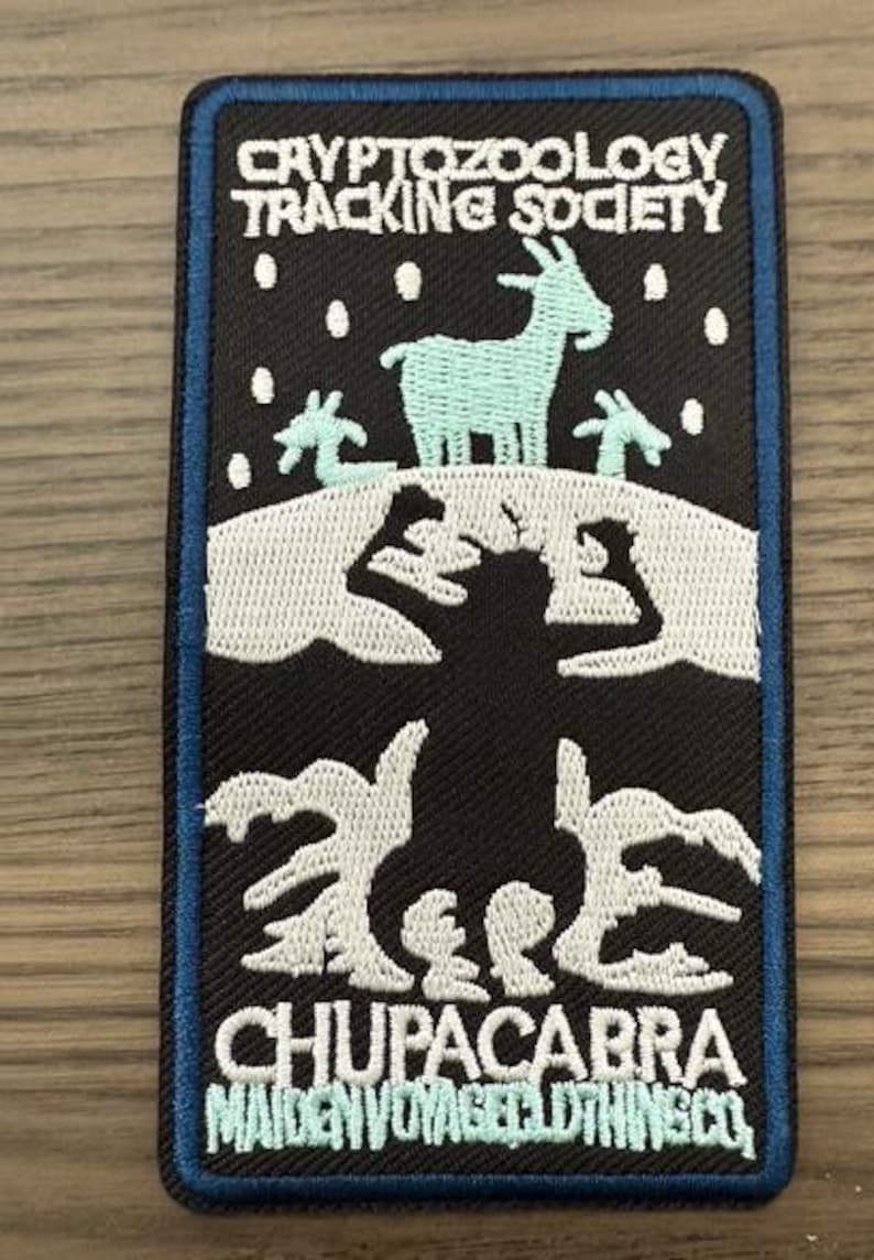 Cryptid Patch Set: Embroidered Mythical Creatures Iron-on Patches - Etsy