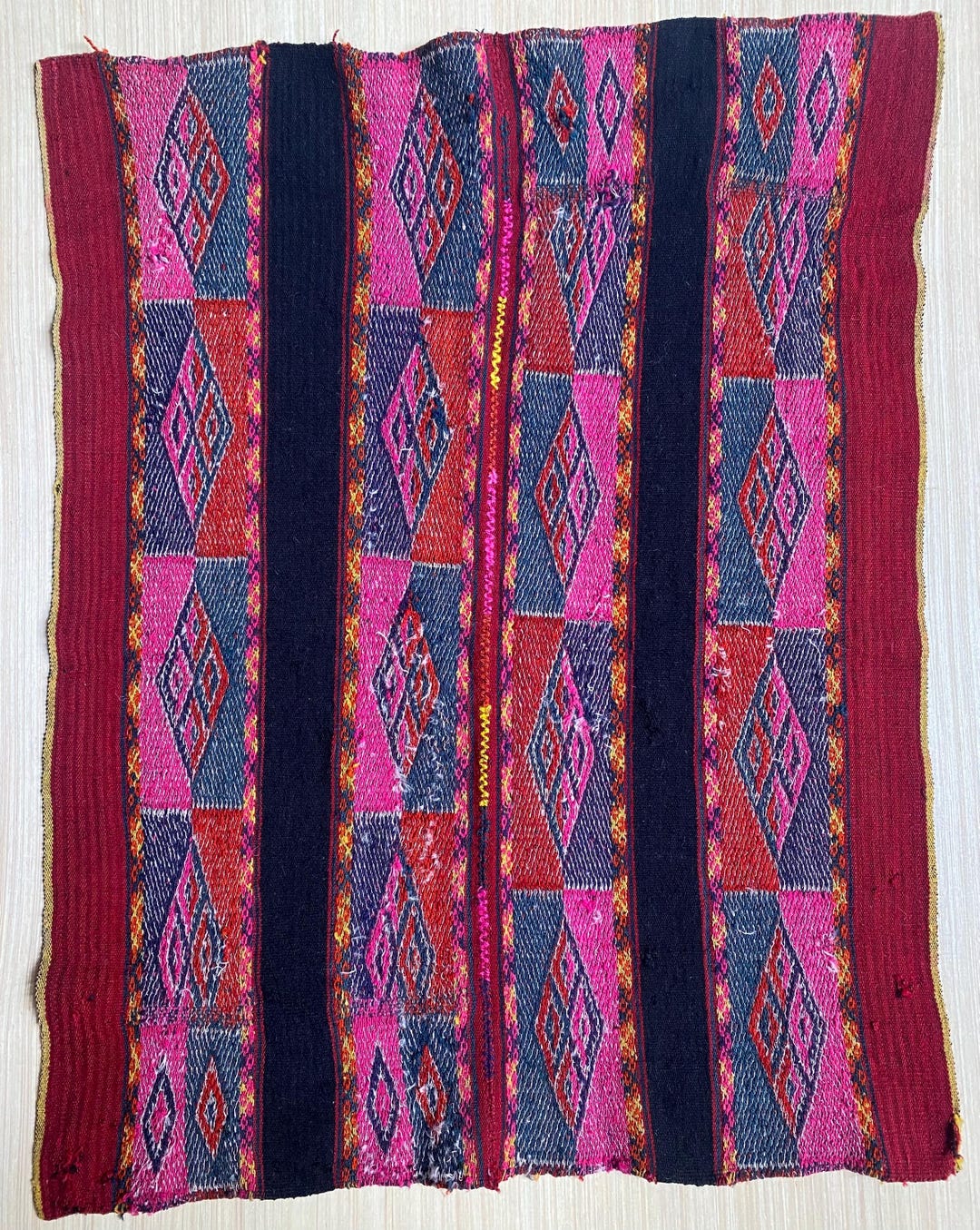 Q'ero Vintage Manta Cloth | Despacho Ceremony Altar | Peruvian Shamanic ...