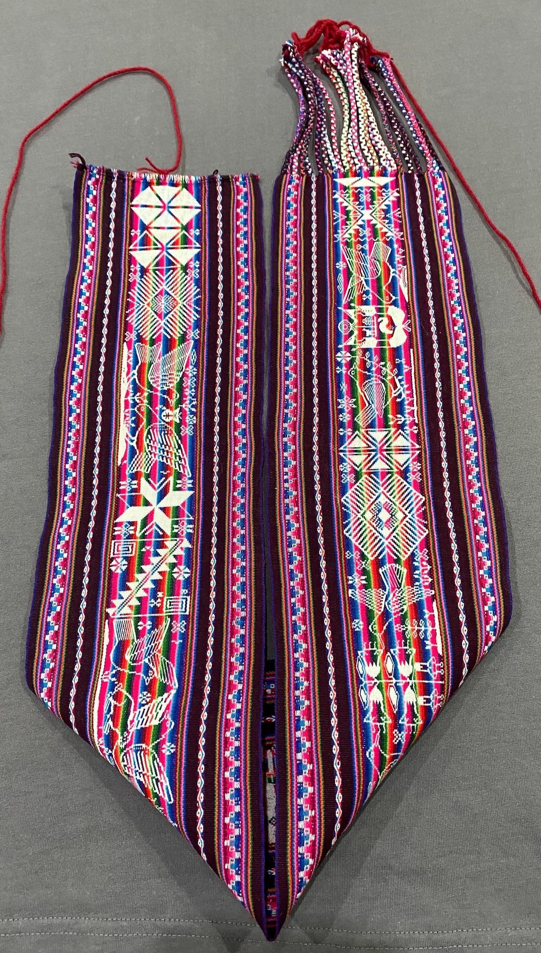 Taquile Island Chumpi Belt | Ceremonial Textile Handmade on the Island ...