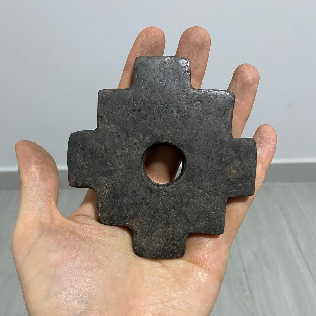 4” Vintage Andean Inca Chakana Pendant - Jiwaya Meteorite Stone for ...